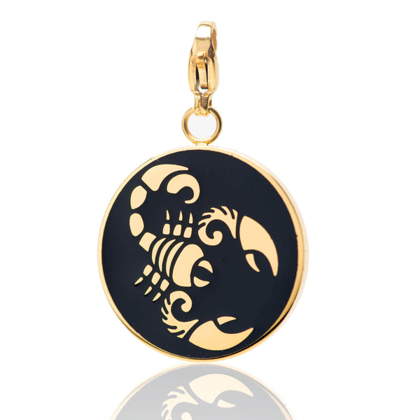 Scorpio Zodiac Sign Medallion Necklace – Liberato Stilè
